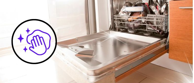 The Easiest Way to Clean a Dishwasher | WashDryDazzle